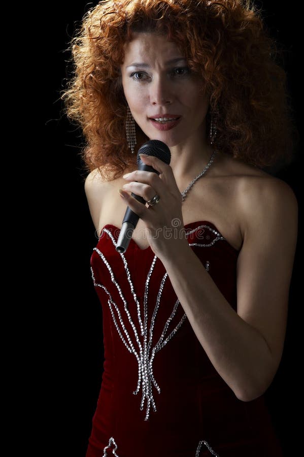 The opera singer stock photo. Image of brightly, expression - 7590946