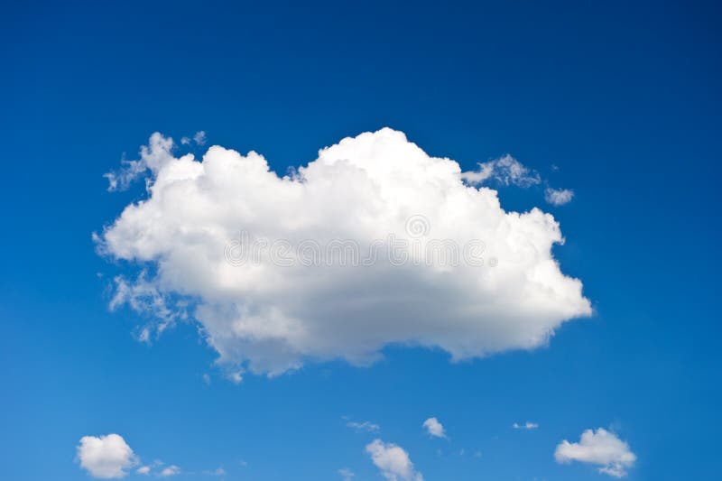 Beautiful single cloud stock image. Image of background - 20246123