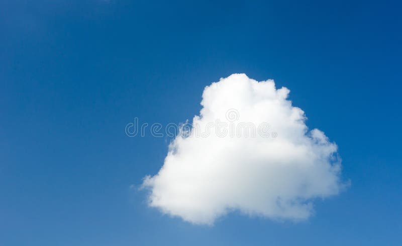 Beautiful single cloud stock image. Image of background - 20246123
