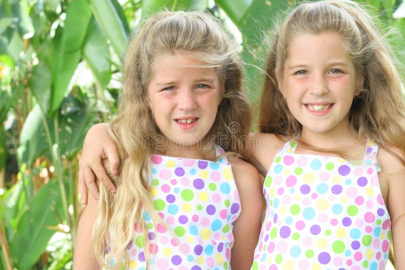 Beautiful sisters stock image. Image of outside, clothes - 6601113