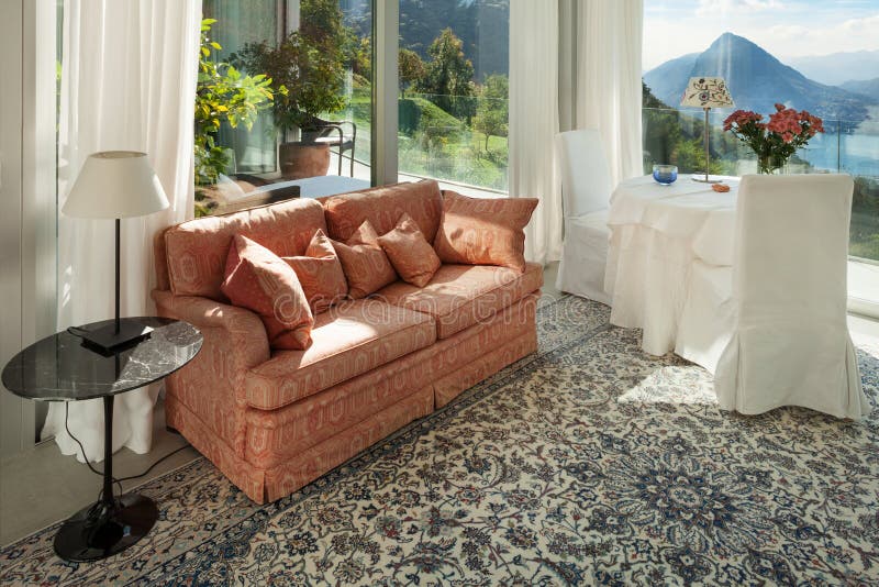 Beautiful sitting room stock photo. Image of luxury, modern - 65975972