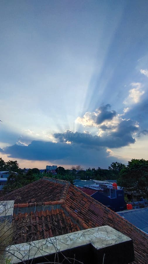 Sky in the afternoon stock image. Image of reflection - 263707265