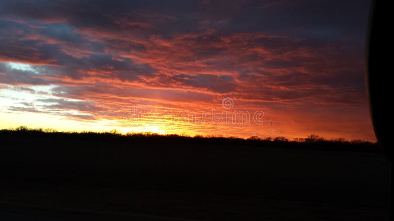 Amazing Kansas Tallgrass Prairie Preserve Landscape Stock Image - Image ...