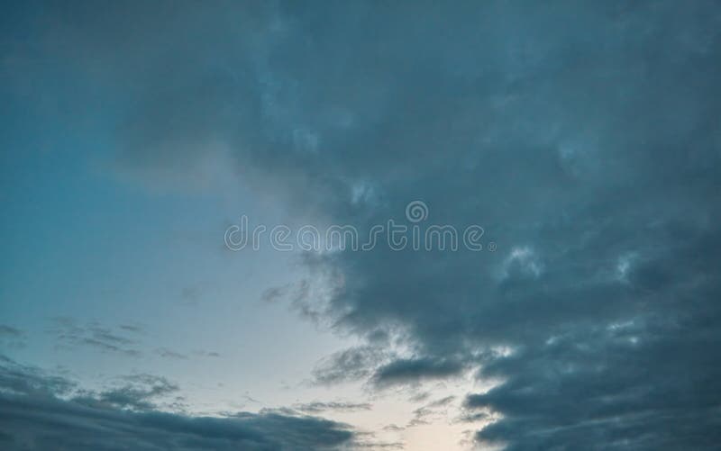Beautiful Sky Background - Sunset Sunrise Sky with Light Clouds and ...