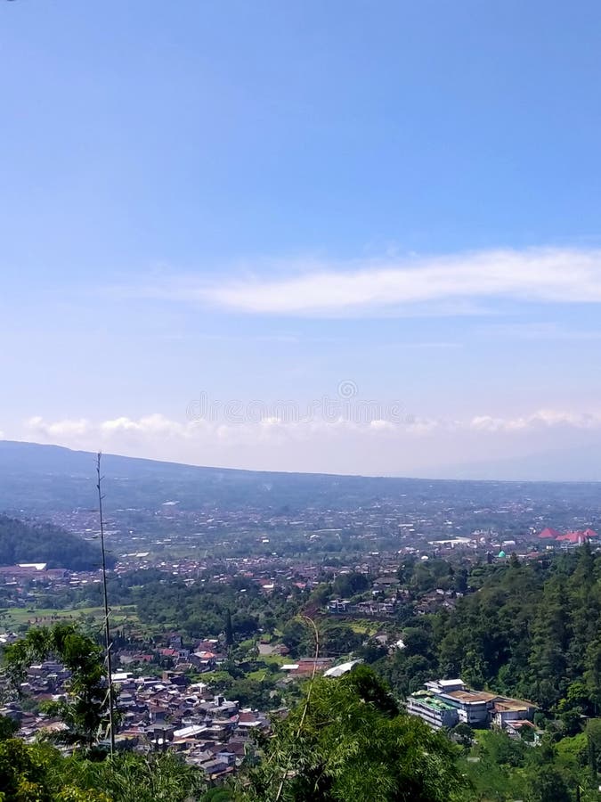 A Beautiful Sky of City in Malang Place Stock Image - Image of ...