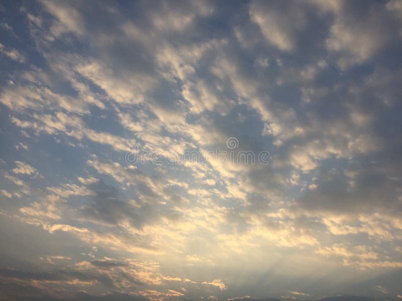Beautiful Sky on a Clear Weather Day Stock Photo - Image of light ...