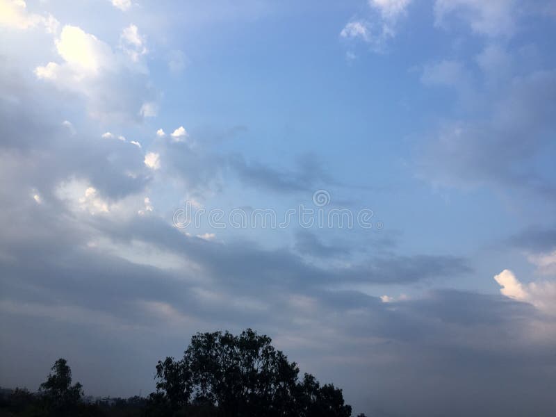Beautiful Sky on a Clear Weather Day Stock Photo - Image of ocean ...
