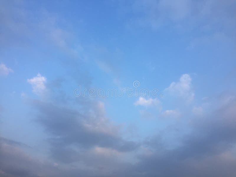 Beautiful Sky on a Clear Weather Day Stock Image - Image of light ...