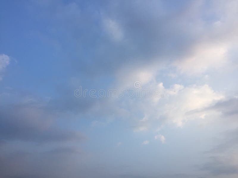 Beautiful Sky on a Clear Weather Day Stock Photo - Image of summer ...