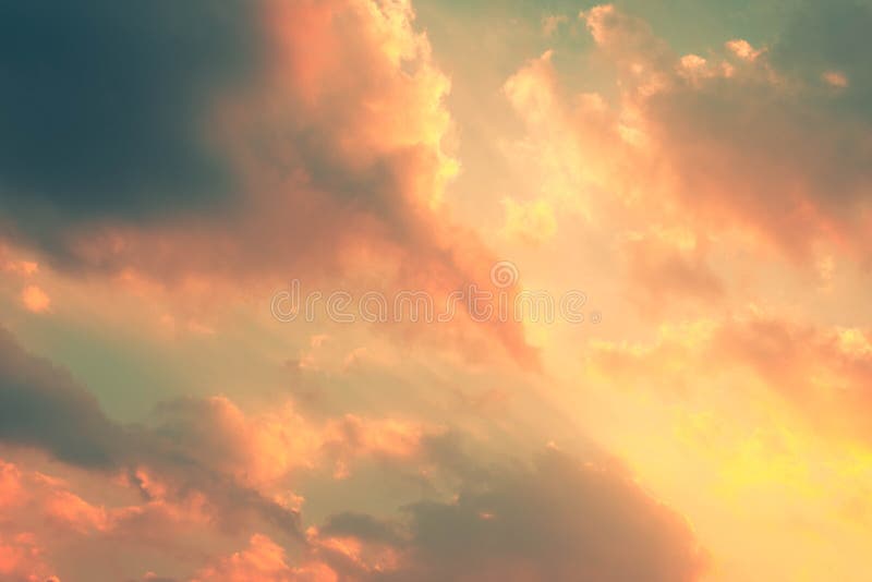 Beautiful Sky with Cloud and Empty Area for Text. Concept Nature for ...