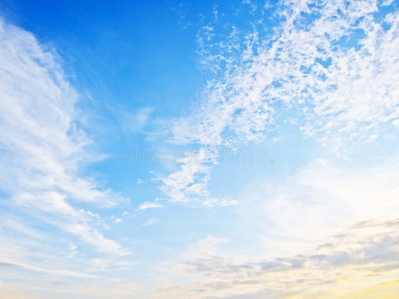 Beautiful sky and clouds stock photo. Image of clouds - 112373828