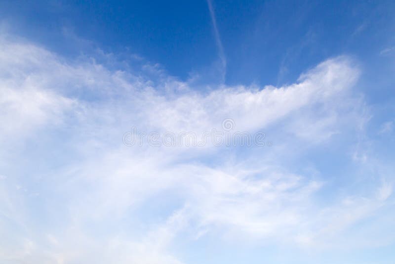 Beautiful Sky with Clouds, Wide Angle Stock Photo - Image of beauty ...