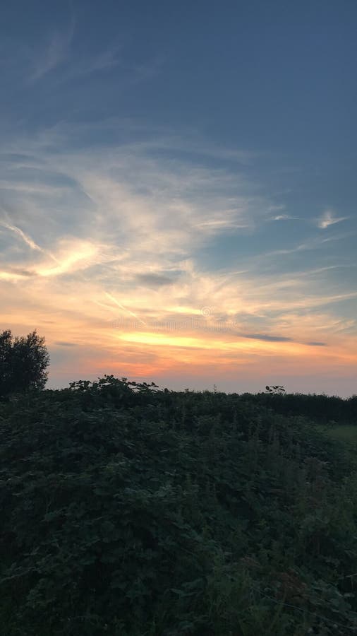 Beautiful Sky in the Evening Stock Photo - Image of evening, colours ...