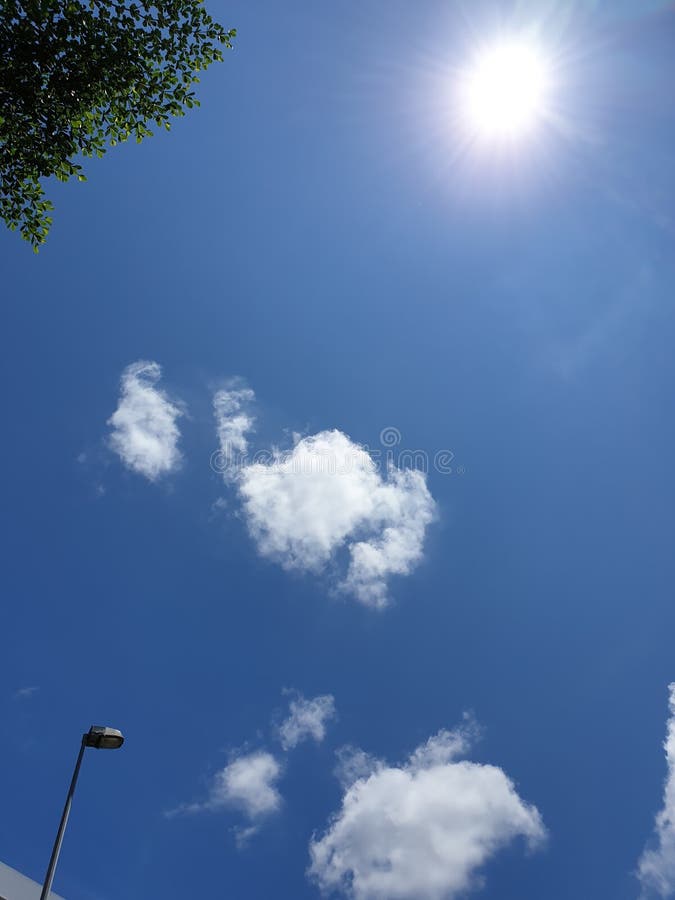 The Beautiful Sky during a Hot Weather Stock Photo - Image of nature ...