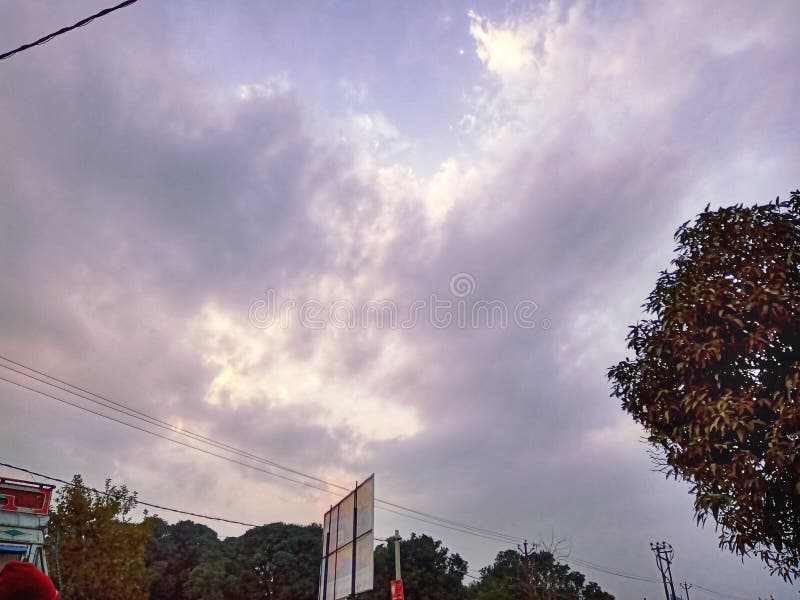 Beautiful Sky Nice Looking Image India Stock Image - Image of nice ...
