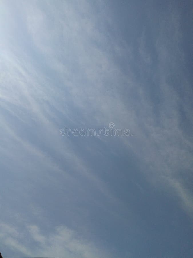 Beautiful Sky Pure Deep Blue Heaven Stock Image - Image of white ...