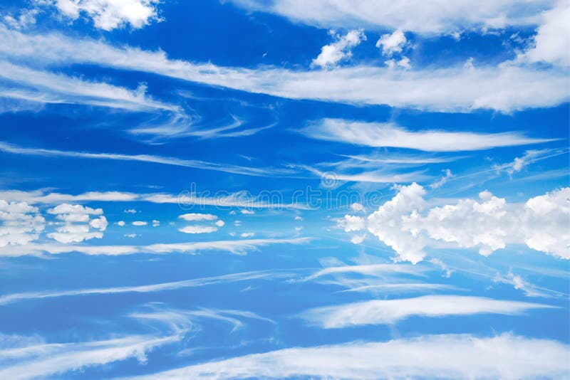 Beautiful Sky with Reflect in Water Stock Image - Image of backdrop ...