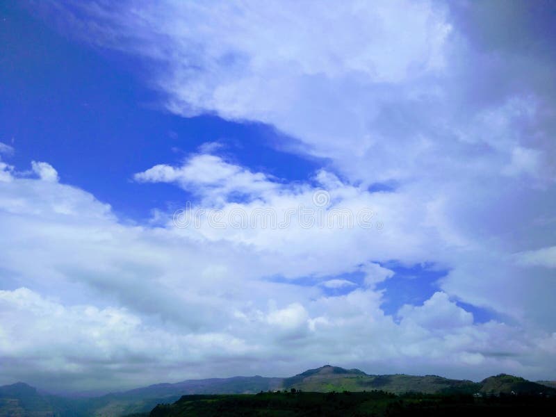 A Beautiful Sky with Some Clouds Stock Photo - Image of water, clouds ...
