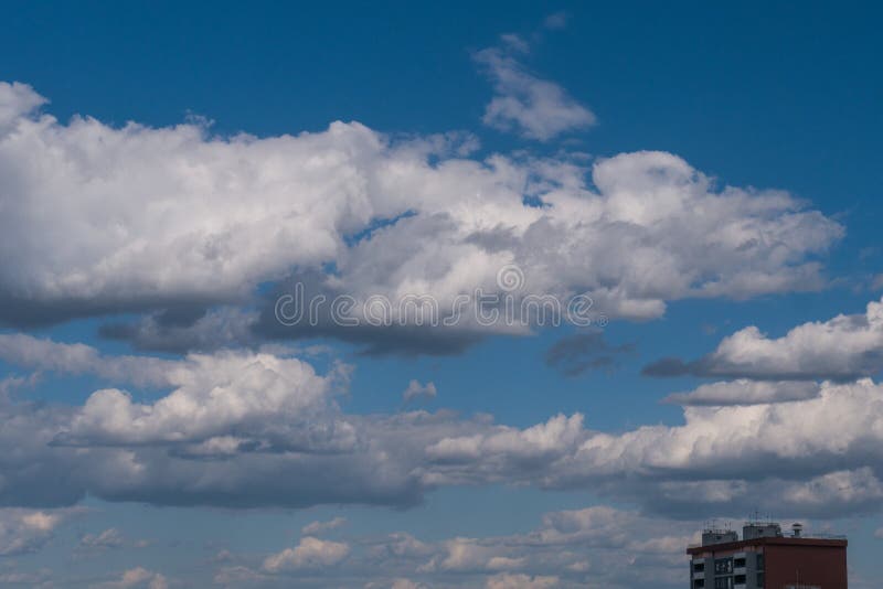Beautiful Sky, Summer Warm Day Stock Photo - Image of nature, fluffy ...