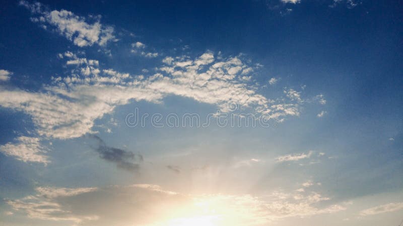 Beautiful sky with sun stock photo. Image of rose, cloud - 181027120