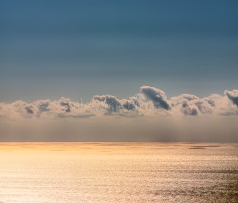 Beautiful Sky with Sun Rays through Clouds Stock Photo - Image of ...