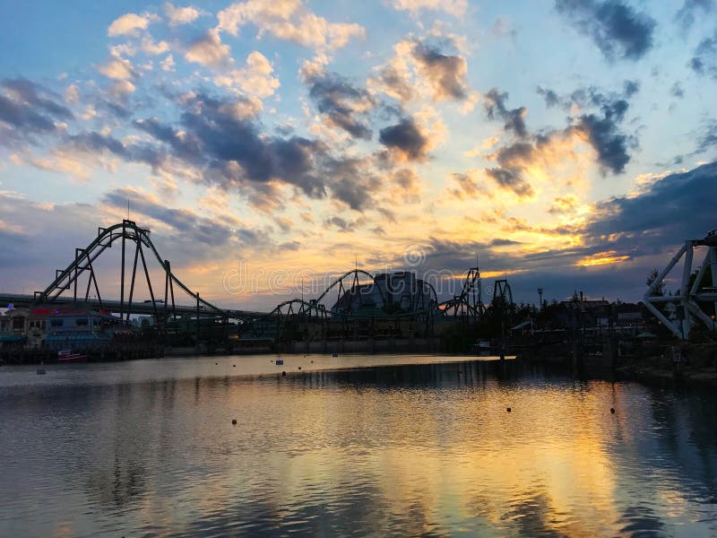 Beautiful Sky at Universal Studio Japan Stock Photo - Image of exciting ...