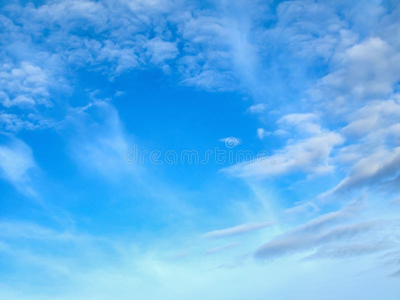 Beautiful Sky View with Clouds Stock Image - Image of clear, freedom ...