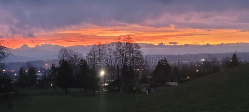 Beautiful Sky View Dust To Dawn Sunset Stock Image - Image of sunrise ...