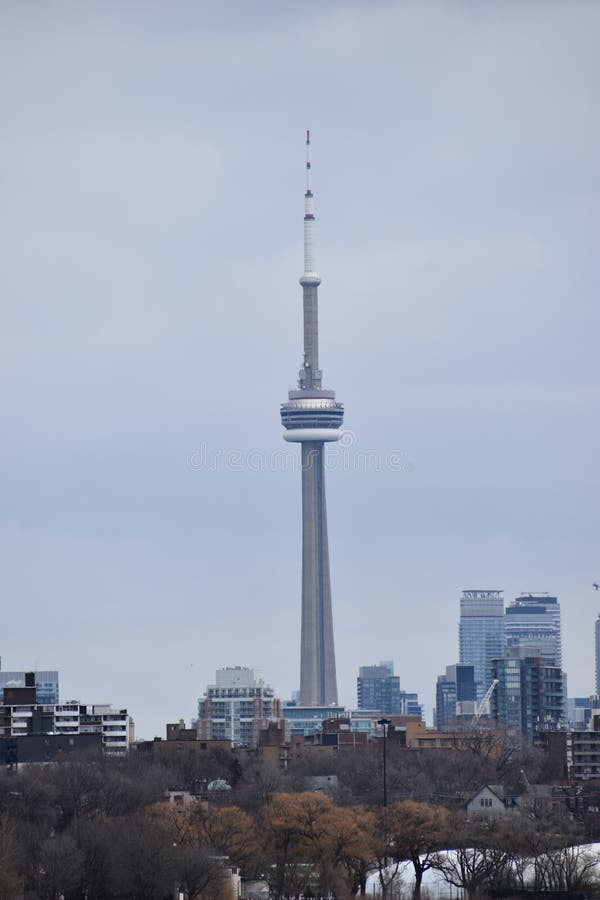 Beautiful Skyline at the Waterfront with the Famous CN Tower in Toronto ...