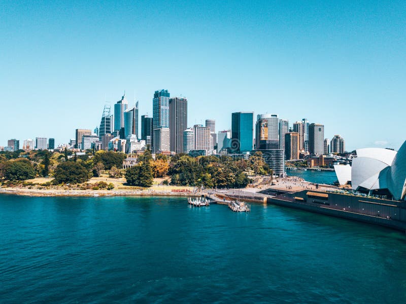 Beautiful Skyscrapers of Sydney in Australia Editorial Stock Photo ...