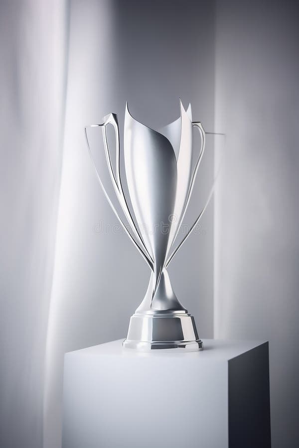 Beautiful Sleek and Modern Minimalistic Trophy Stock Illustration ...
