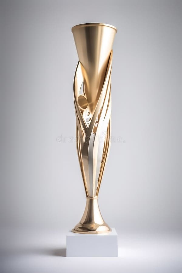 Beautiful Sleek and Modern Minimalistic Trophy Stock Illustration ...