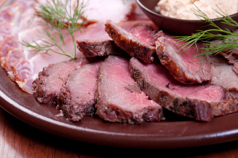 Beautiful Sliced Food Arrangement. Stock Photo - Image of composition ...