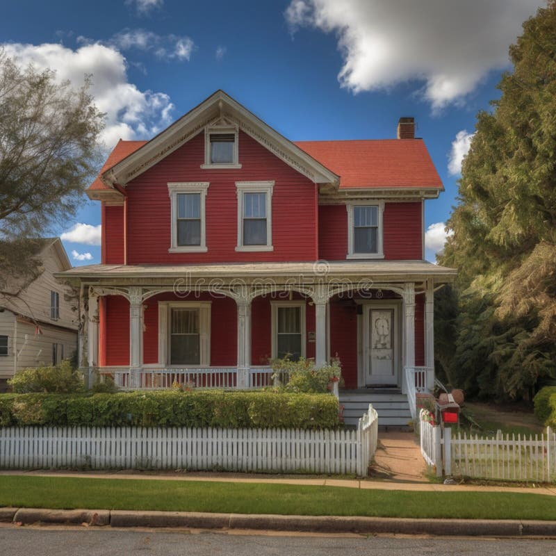 Small House for Sale Rent. an Empty, Small, Blue House with a Notice in ...