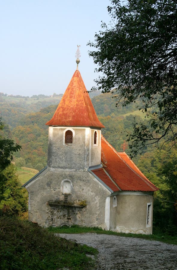 Beautiful Small Rural Church in Croatia Stock Image - Image of croatia ...