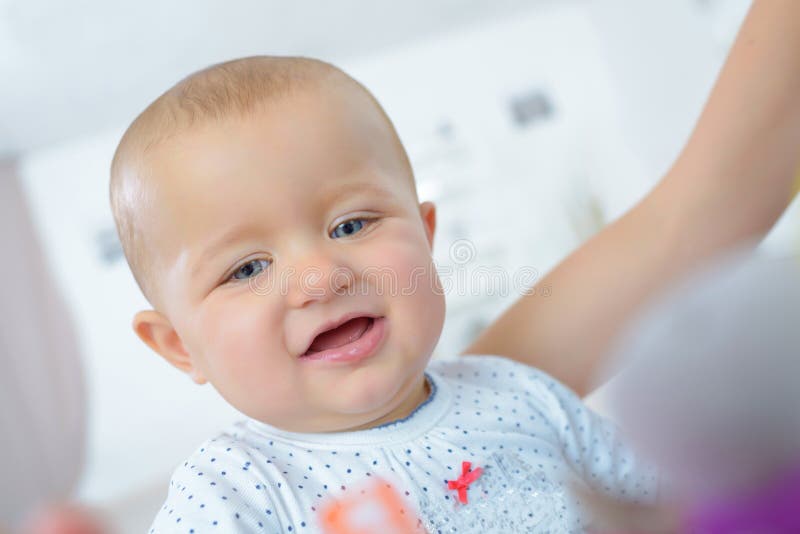 Beautiful smiling baby stock photo. Image of baby, funny - 173909266