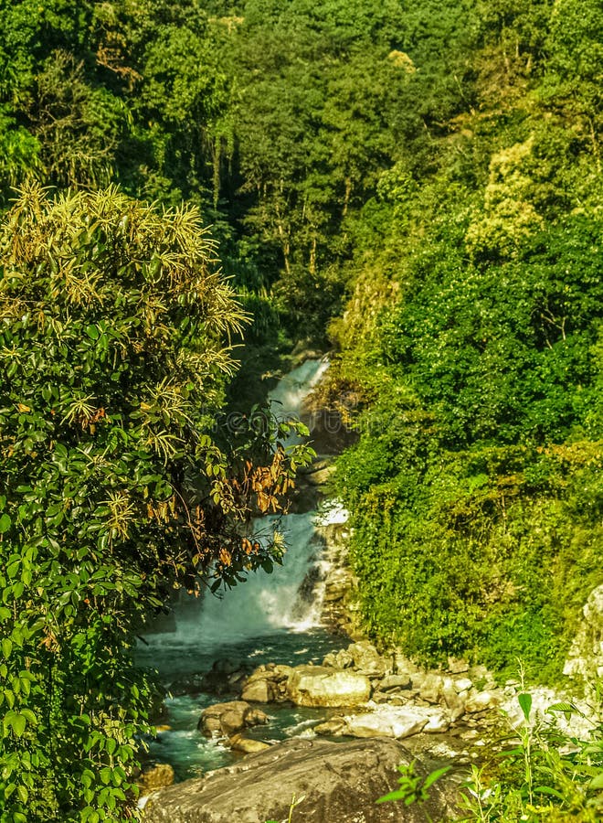 Beautiful Small Valley in the Mountains Stock Image - Image of ...