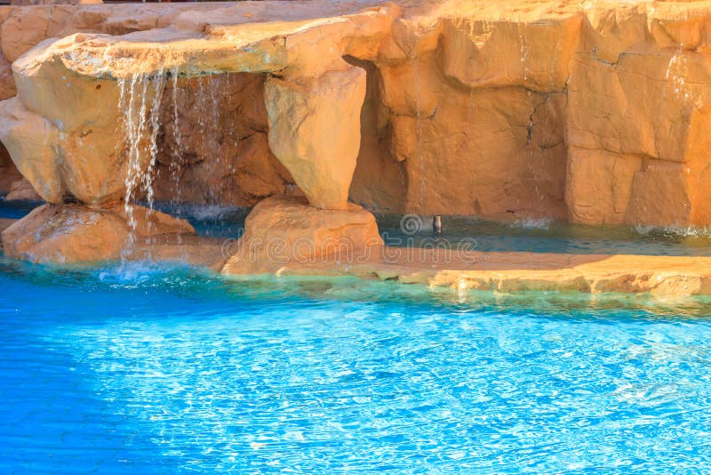 565 Tropical Paradise Swimming Pool Waterfall Stock Photos - Free ...