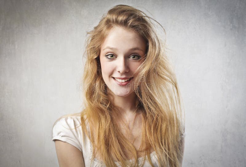 Beautiful smile stock image. Image of hairstyle, girl - 25151749