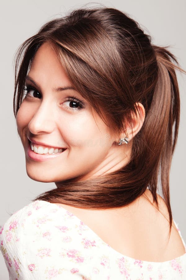 Beautiful smile stock photo. Image of girl, charming - 25836512