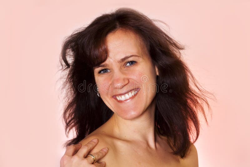 Beautiful smile stock image. Image of copy, skin, pink - 28403925