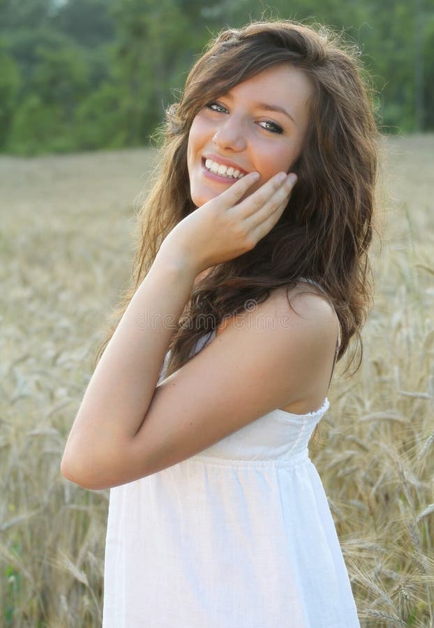 Beautiful smile girl stock image. Image of happy, pretty - 25639865