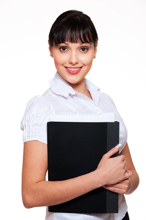Beautiful Smiley Model in Flowers Stock Photo - Image of cute ...