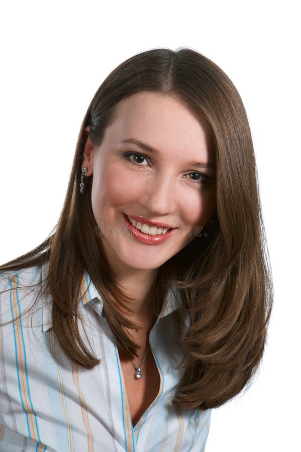 Beautiful Smiling Businesswoman Stock Image - Image of corporate ...