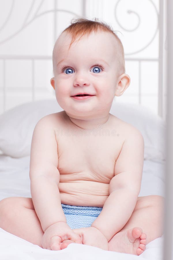 Beautiful Smiling Cute Baby Stock Photo - Image of little, baby: 30301136
