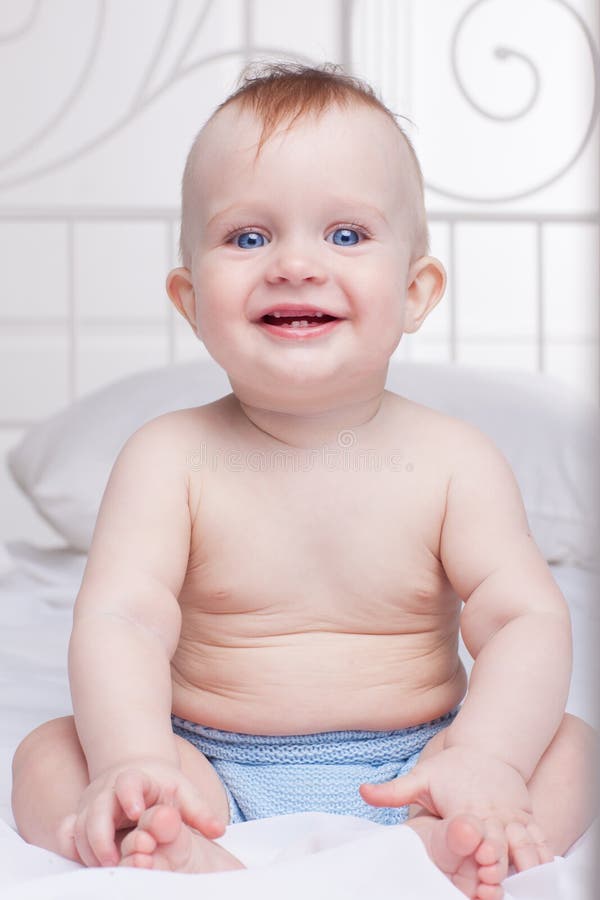 Beautiful Smiling Cute Baby Stock Photo - Image of life, innocent: 30301150