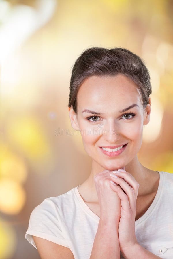 Beautiful and smiling lady stock photo. Image of lady - 43174222