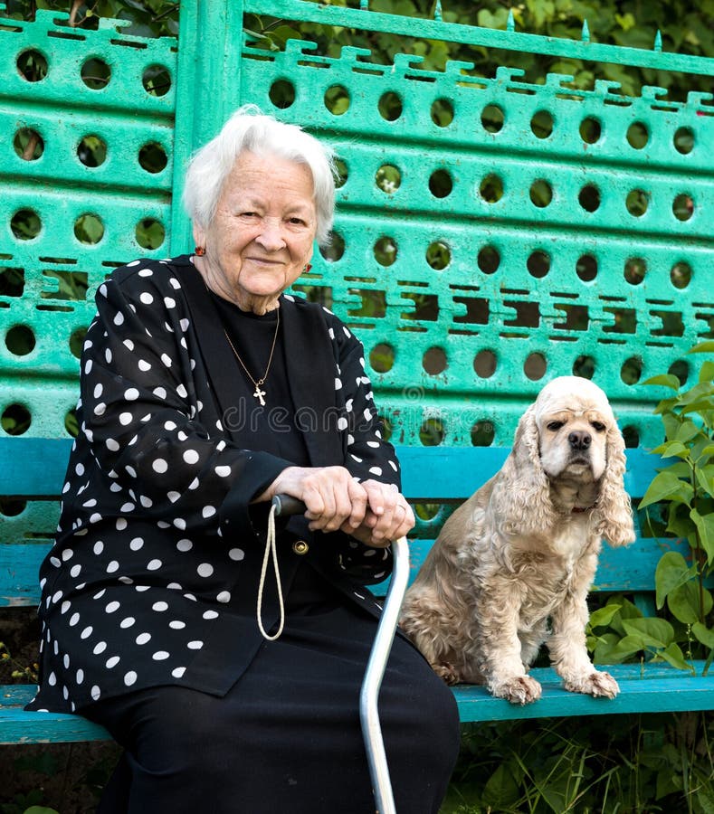 Beautiful Smiling Old Woman Stock Photo - Image of lady, portrait: 55801886