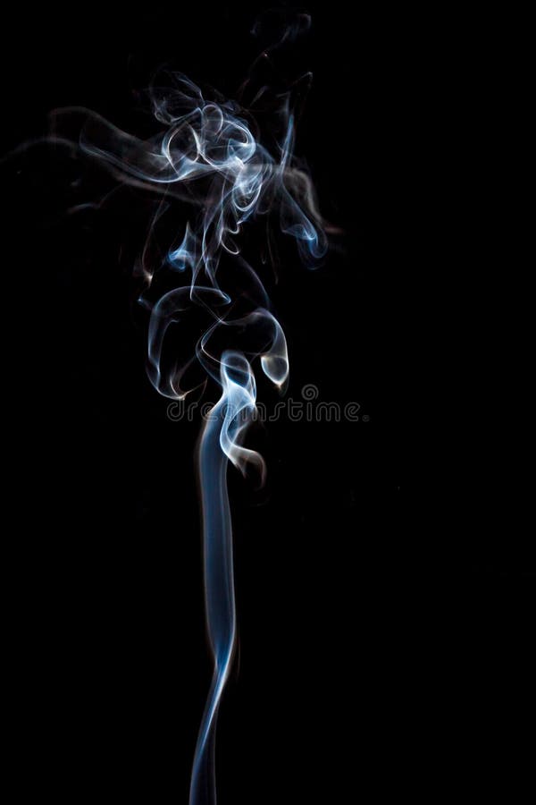 Beautiful Smoke on a Black Background Stock Photo - Image of beautiful ...