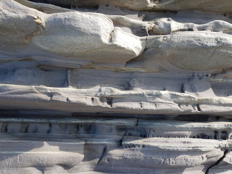 Beautiful smooth rock side stock photo. Image of skarsvaag - 125150124